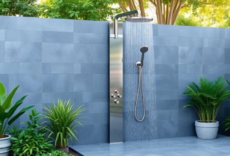 Chuveiro de Área Externa em Aço Inox: elegância e durabilidade